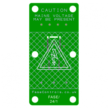 FASE/24/1/RELAY - 24VDC FIRE ALARM RELAY MODULE
