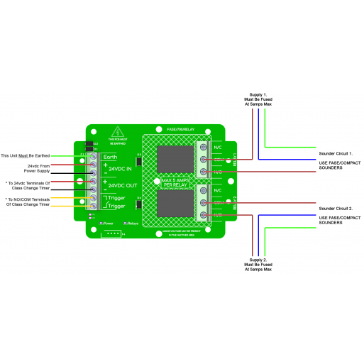 Fase/701/E/HP - Class Change Timer With Internal Sounder Circuit Drivers