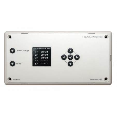 Fase/701/EXT Class Change Timer Controller. Class Change Time Clock