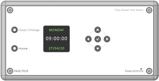 Fase/701/E - Economy Class Change Time Clock